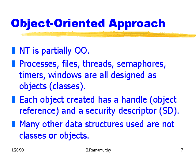 Object-Oriented Approach